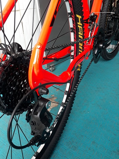 BICICLETA MTB HAMMER RIN29 TALLA L, 8V ROJO/NEGRO | ZUPPRA